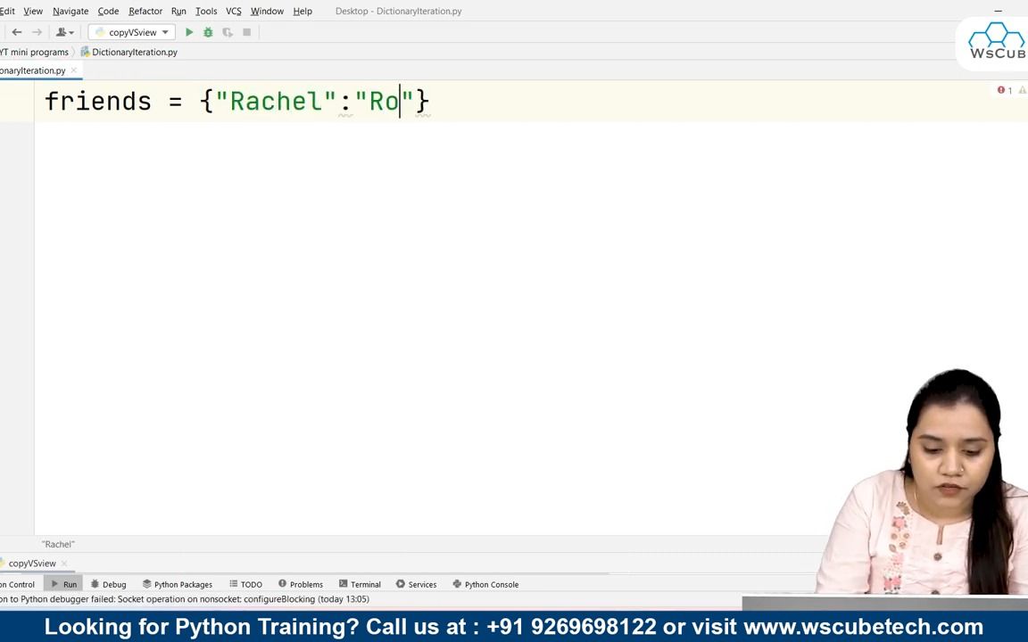 Python程序遍历字典使用