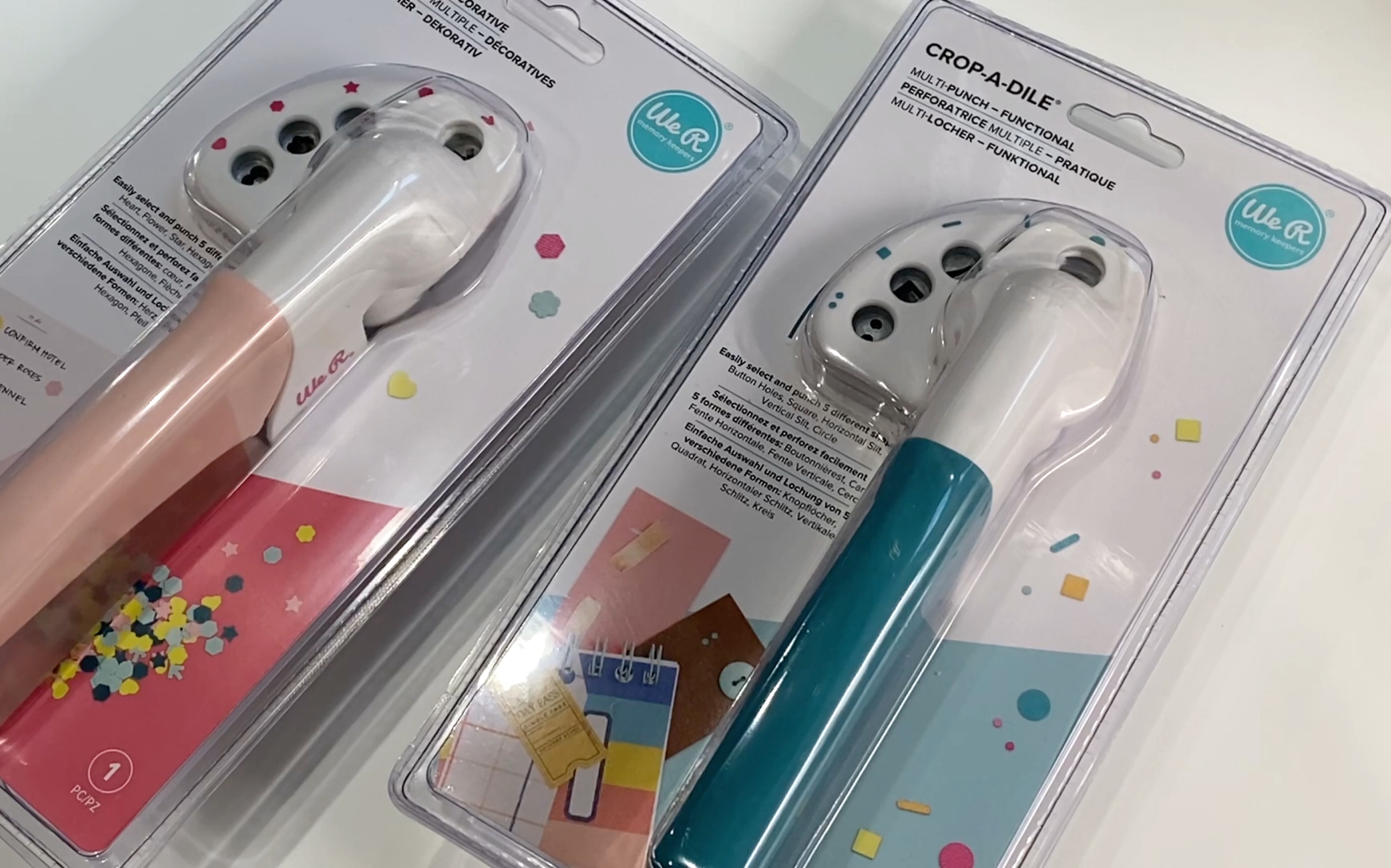 手工工具 We R Memory Keepers 多功能重型打孔器使用