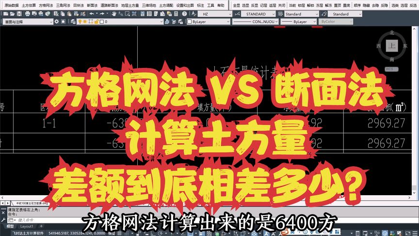 方格网法与断面法计算土石方量差额到底相差多少?