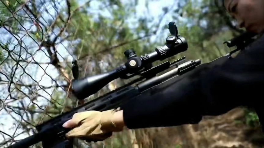 1分钟带你了解价值万元倍镜有什么不一样,实物测试清晰效果