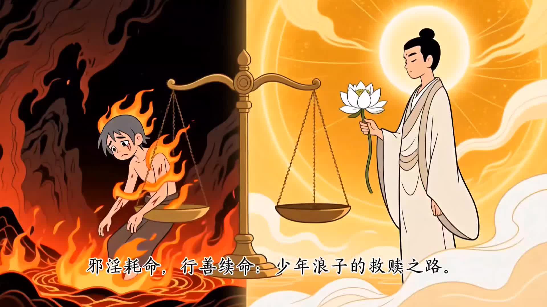 #佛教文化 #佛教动画 #戒色 #正能量