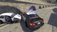 车祸模拟器：警察叔叔还没制止可疑车辆，结果自己就撞车了！
