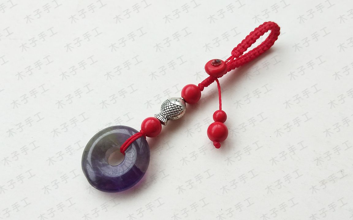 平安扣这样做成钥匙挂,既简单又好看,赶紧来试试