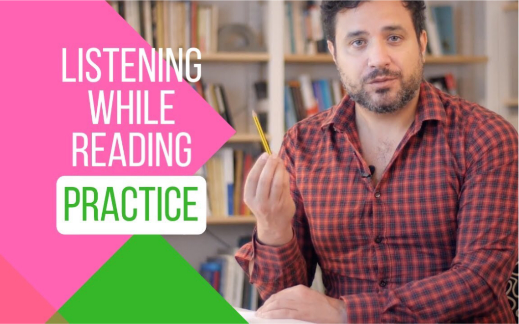 ...英文字幕精听】#Luca Lampariello# Practice- Listening While Reading