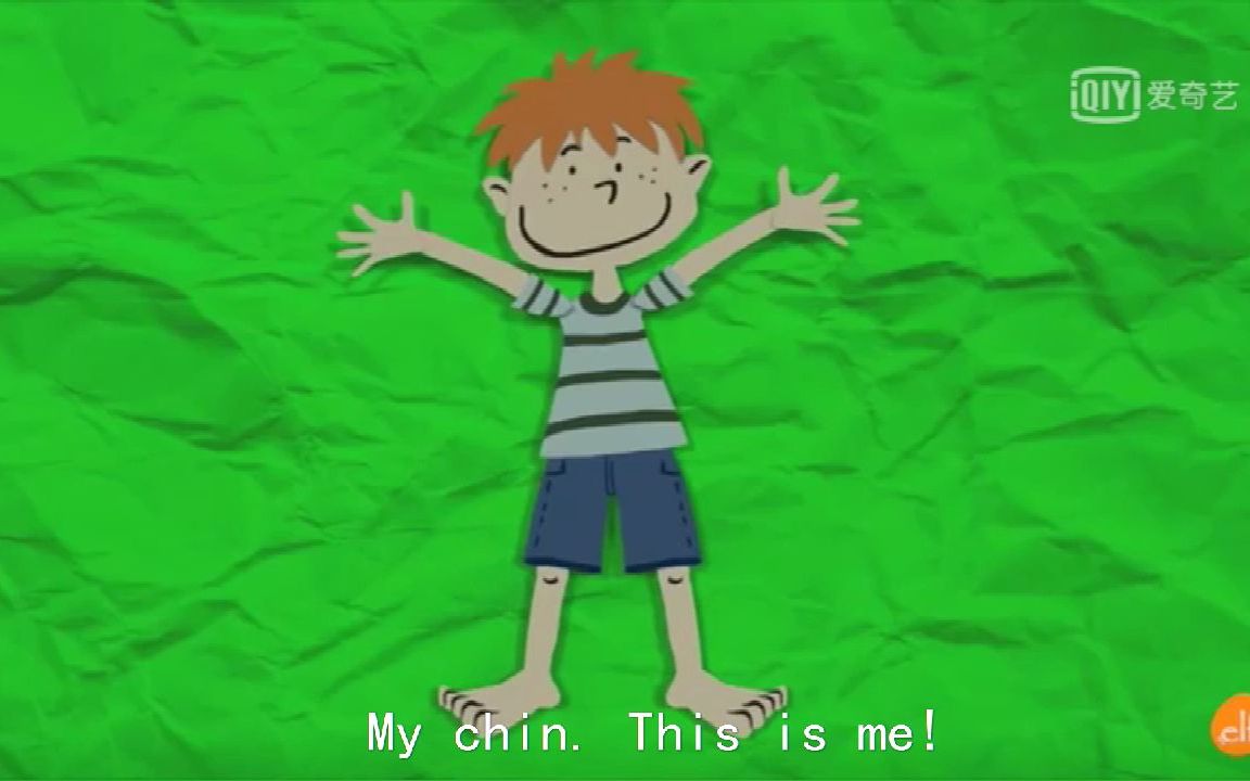 自加字幕 小学英语 This is me 身体部位拓展歌曲