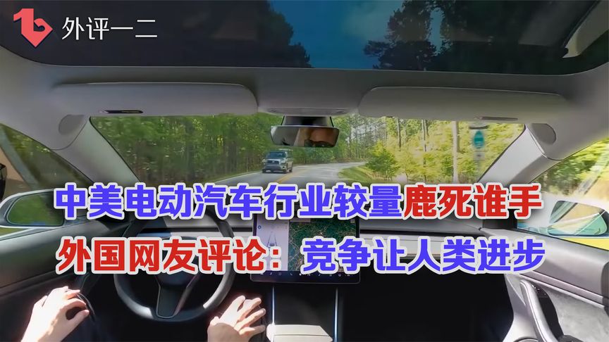 中美两国电动汽车行业发展的现状和前景,外国网友们看好谁胜出?