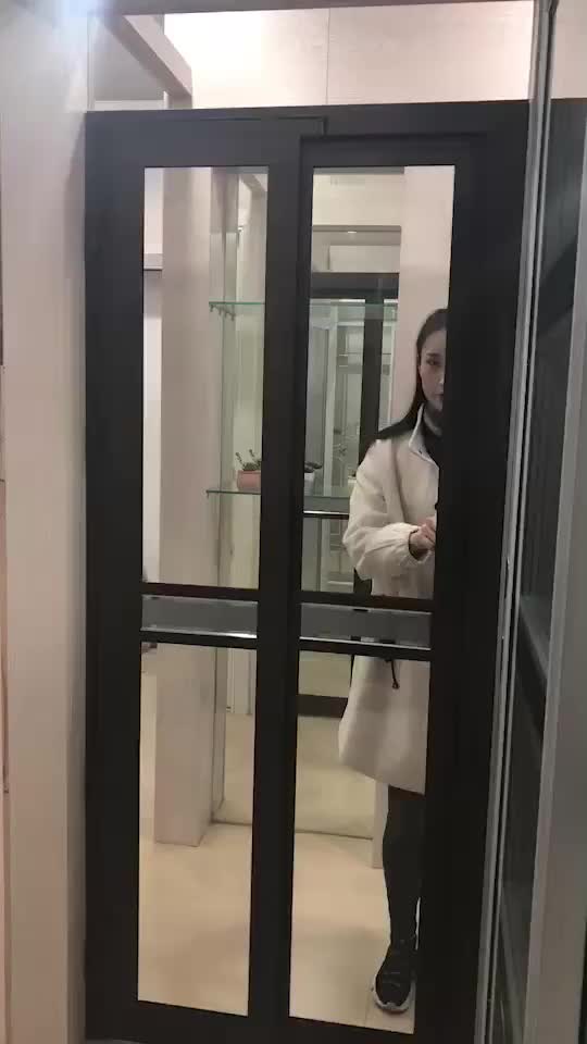 新一代PD门,无底轨设计,既可以推拉又可以平开