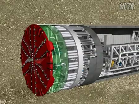26、隧道.盾构法施工动画
