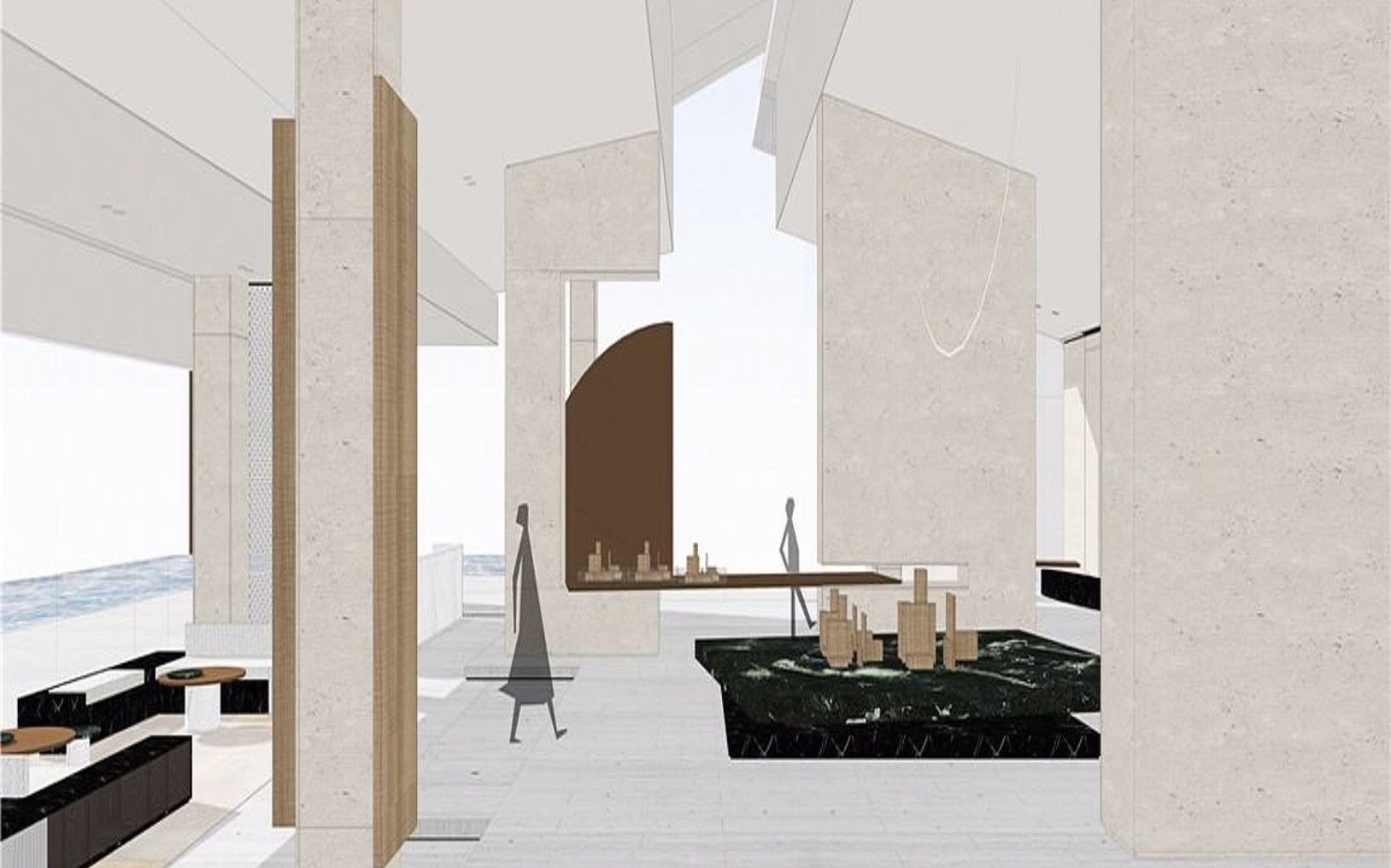 #于强室内设计师作品图片 #售楼处案例 于强室内设计师事务所丨于强...