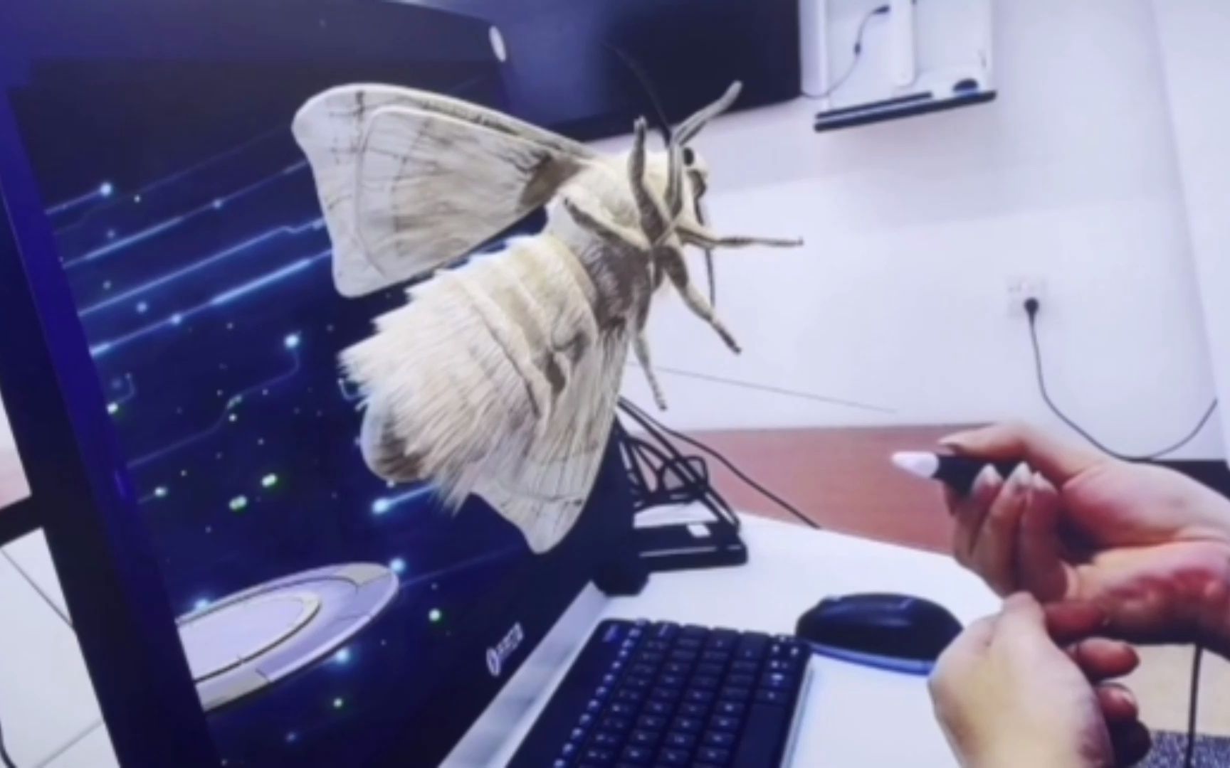 AR教学镜头合辑,各种逼真教学模型