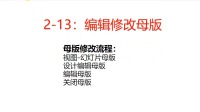 WPS2019演示视频教程 第16集 编辑修改母版 母版修改的流程