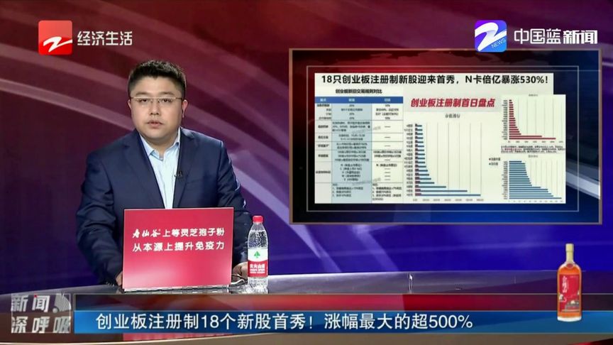 创业板注册制18个新股首秀! 涨幅最大的超500%