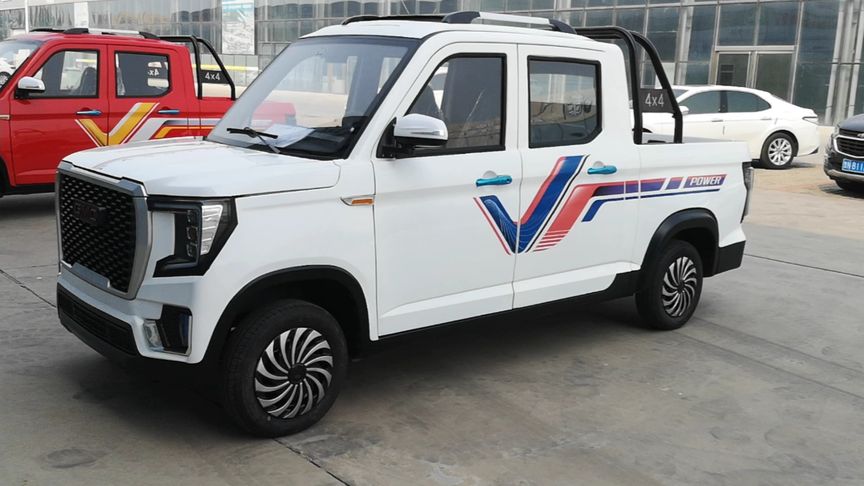 电动四轮皮卡货车低速老年代步车拉货车