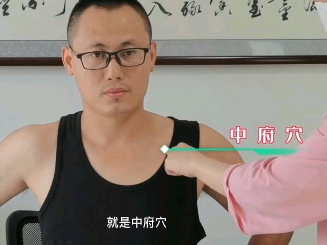 中府穴(手太阴-肺经)