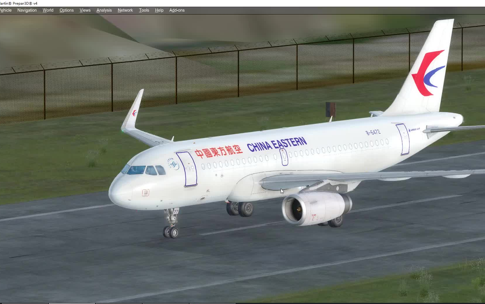 【lkyfly1285/P3D模拟飞行】《A319》落地不丹帕罗