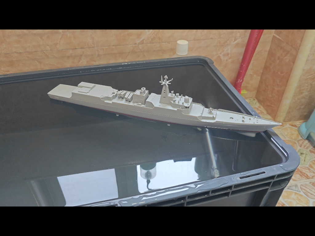 小号手1/350广州舰 168一路发 船模静改动