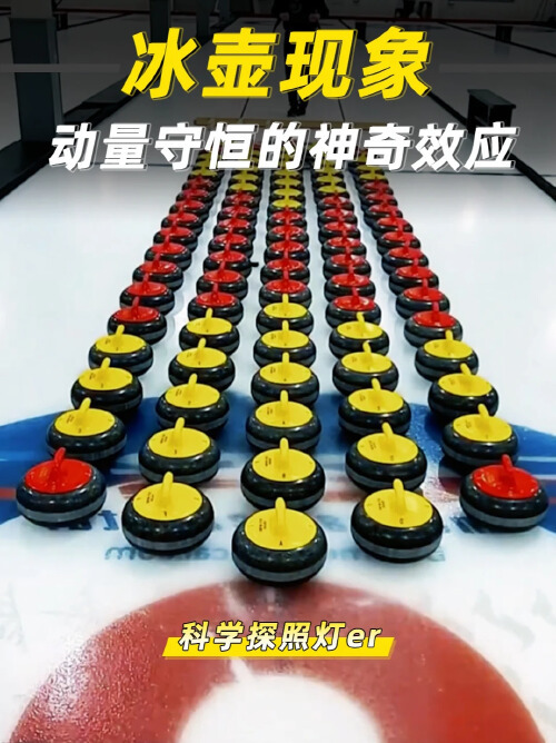 冰壶激烈碰撞后,为何稳稳地停在原地?动量守恒的神奇效应