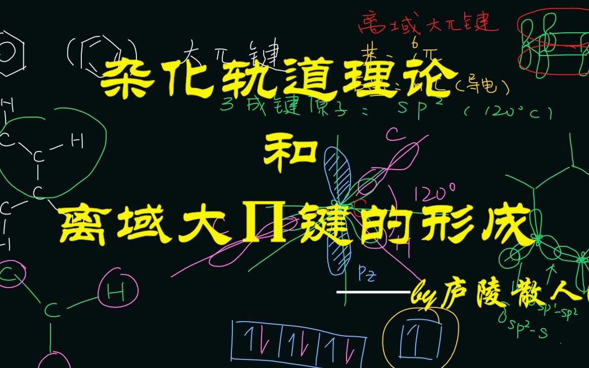 杂化轨道理论和离域大π键的形成【高中化学】选修三