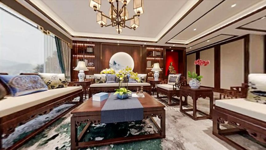古色古风的中式装修设计案例,看看喜欢哪一款?