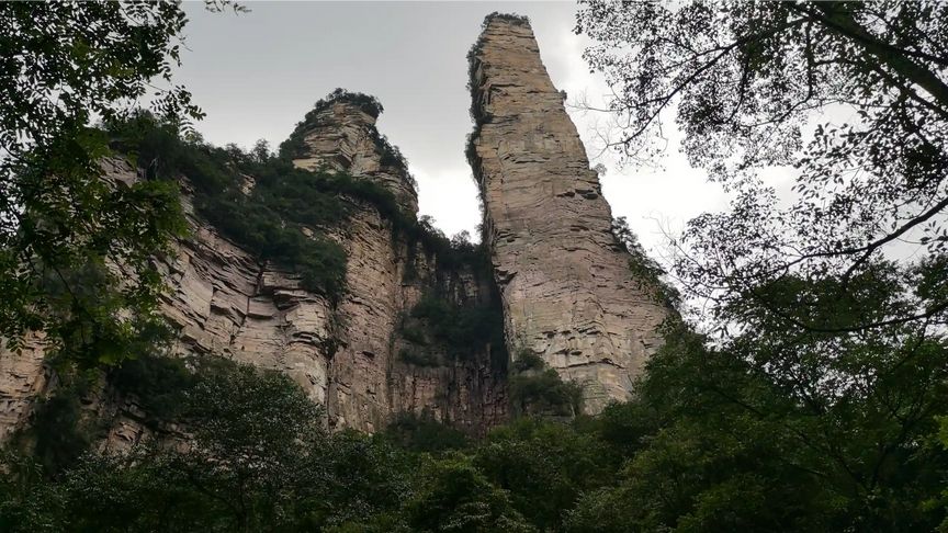 今天去张家界森林公园,一路风光无限,景区风景迷人