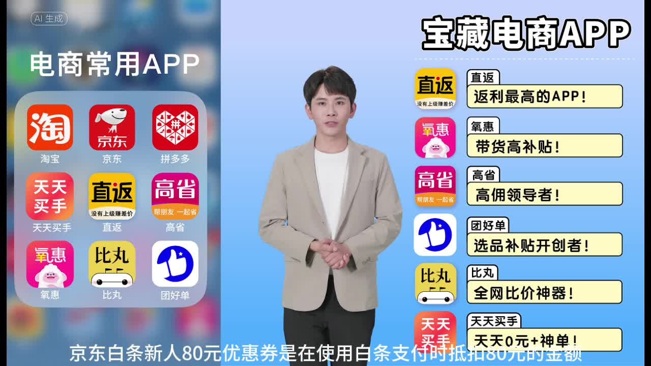 京东白条新人80元优惠券怎么用