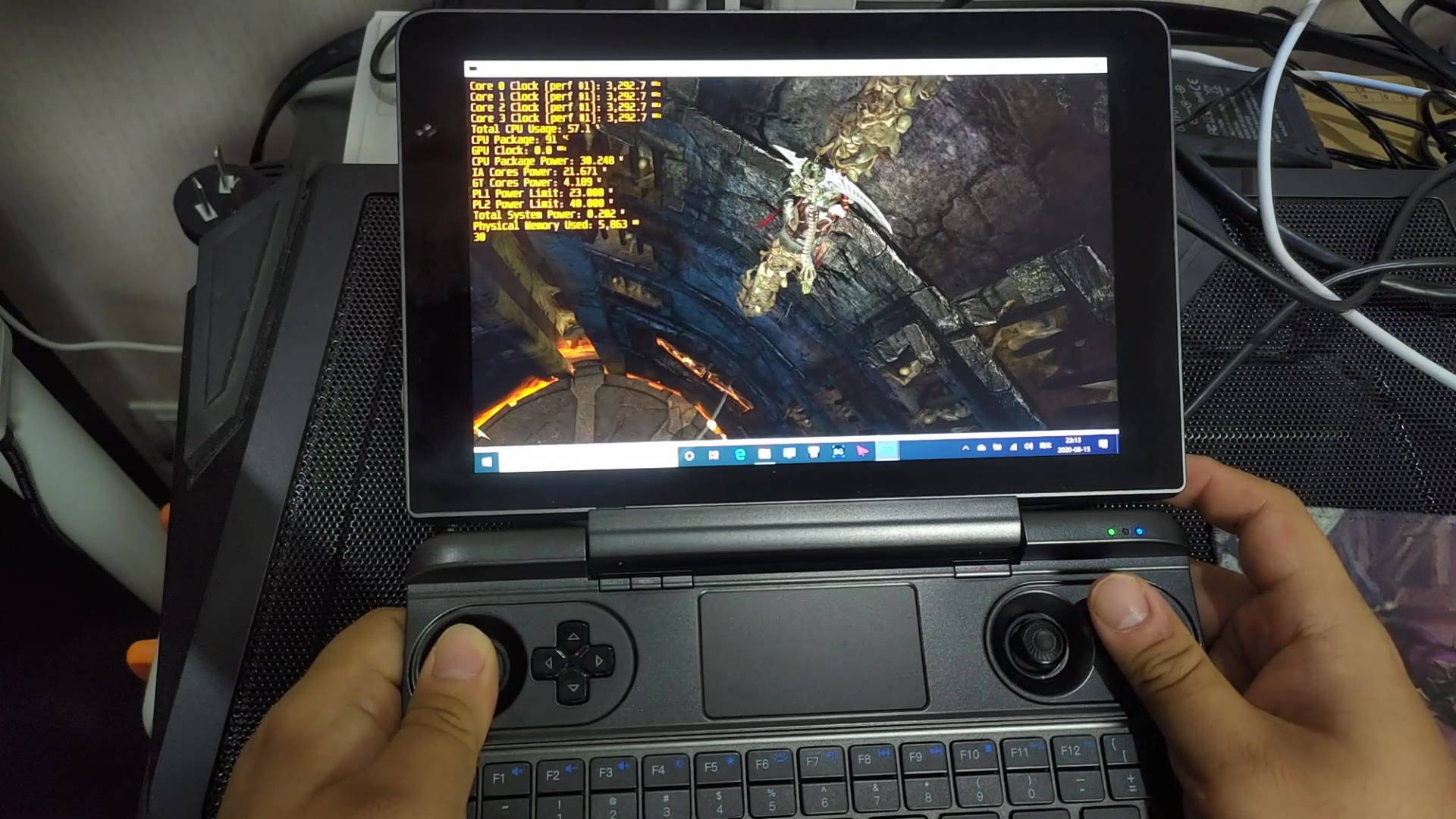 8寸核显掌机疯狂挑战PS3模拟器1080p分辨率 但丁的地狱 ——GPD ...