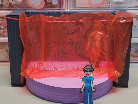 自制恐怖舞台盲盒,这个魔术有点吓人.