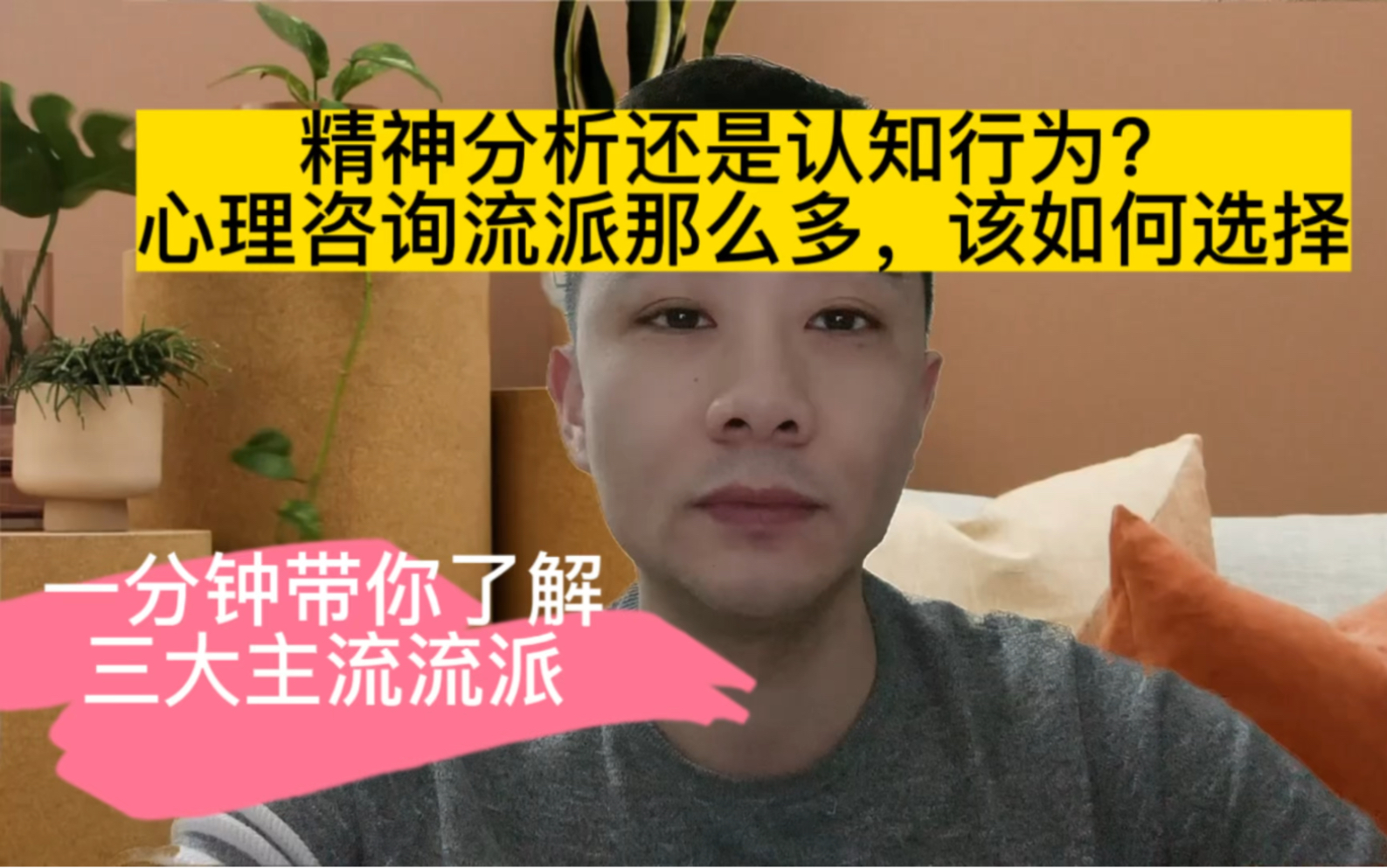 想做心理咨询,不知该如何选择流派|一分钟带你了解三大主流流派