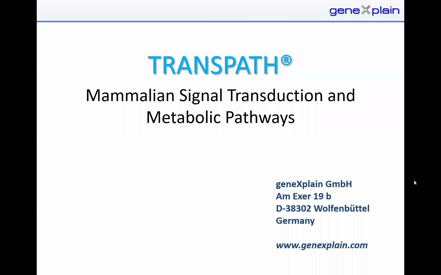 信号转导与代谢通路数据库 TRANSPATH 2021.2 新版预告