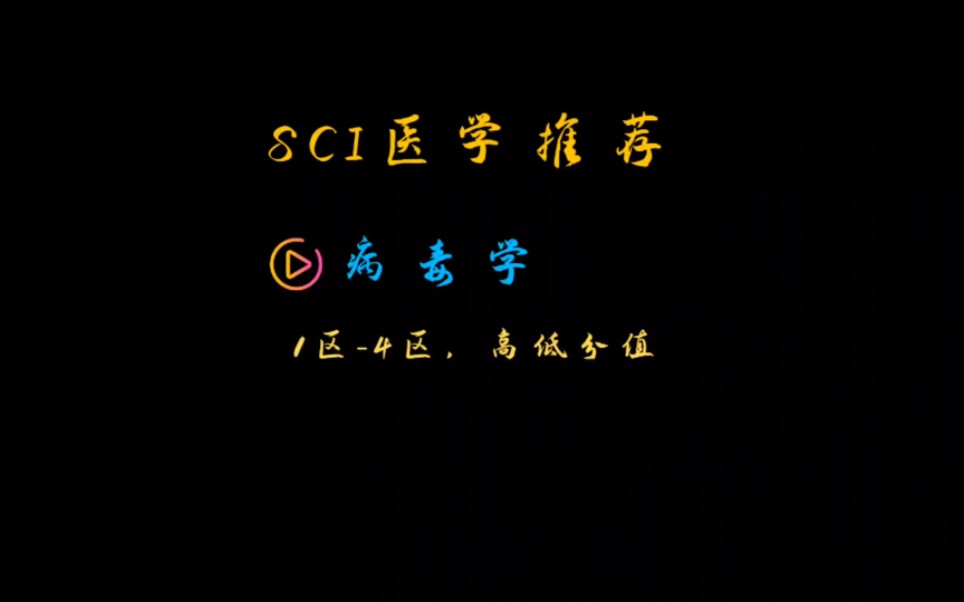 最新SCI医学论文杂志期刊快速、容易发表汇总:病毒学类文章发表