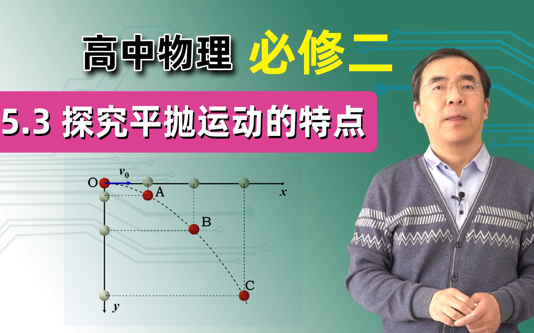 【探究平抛运动的特点】 高中物理 必修二 第五章 曲线运动 5.3