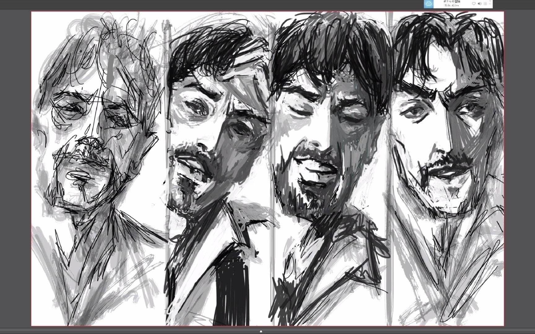 欧美绘画摸鱼,硬画