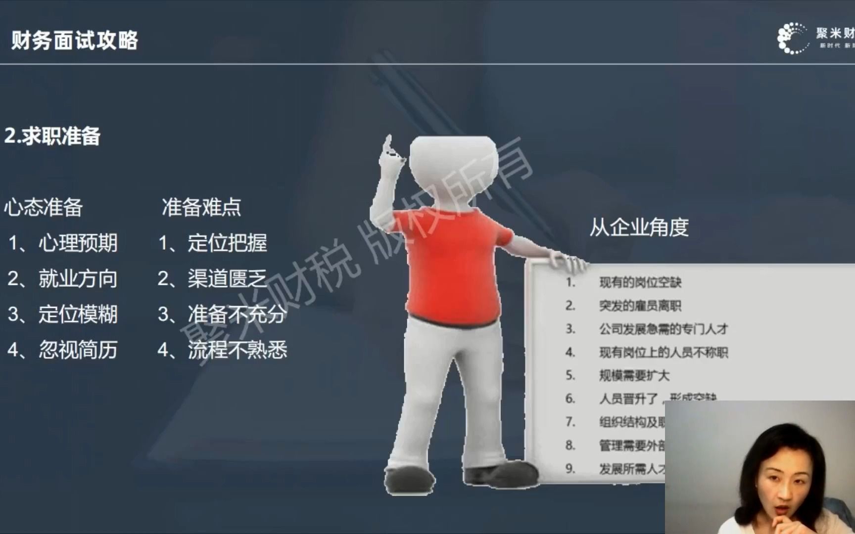 小米老师的财务面试攻略