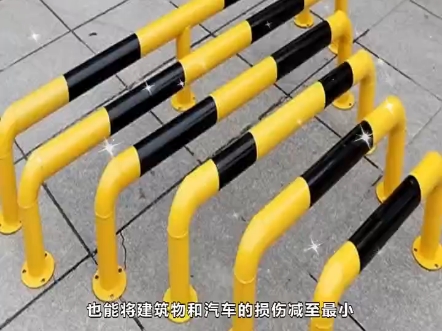 钢管挡车器停车场 停车挡轮杆m型经久耐用 耐腐钢管防撞护栏挡车器