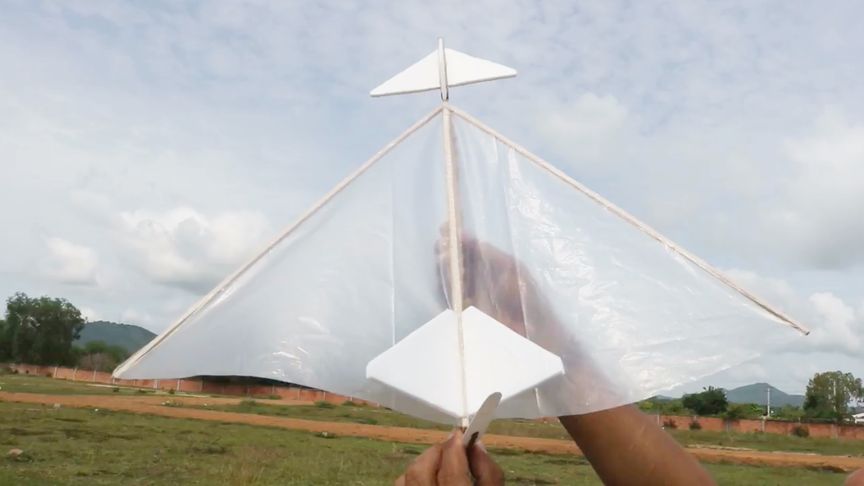 手把手教你做一架橡筋动力的飞机!