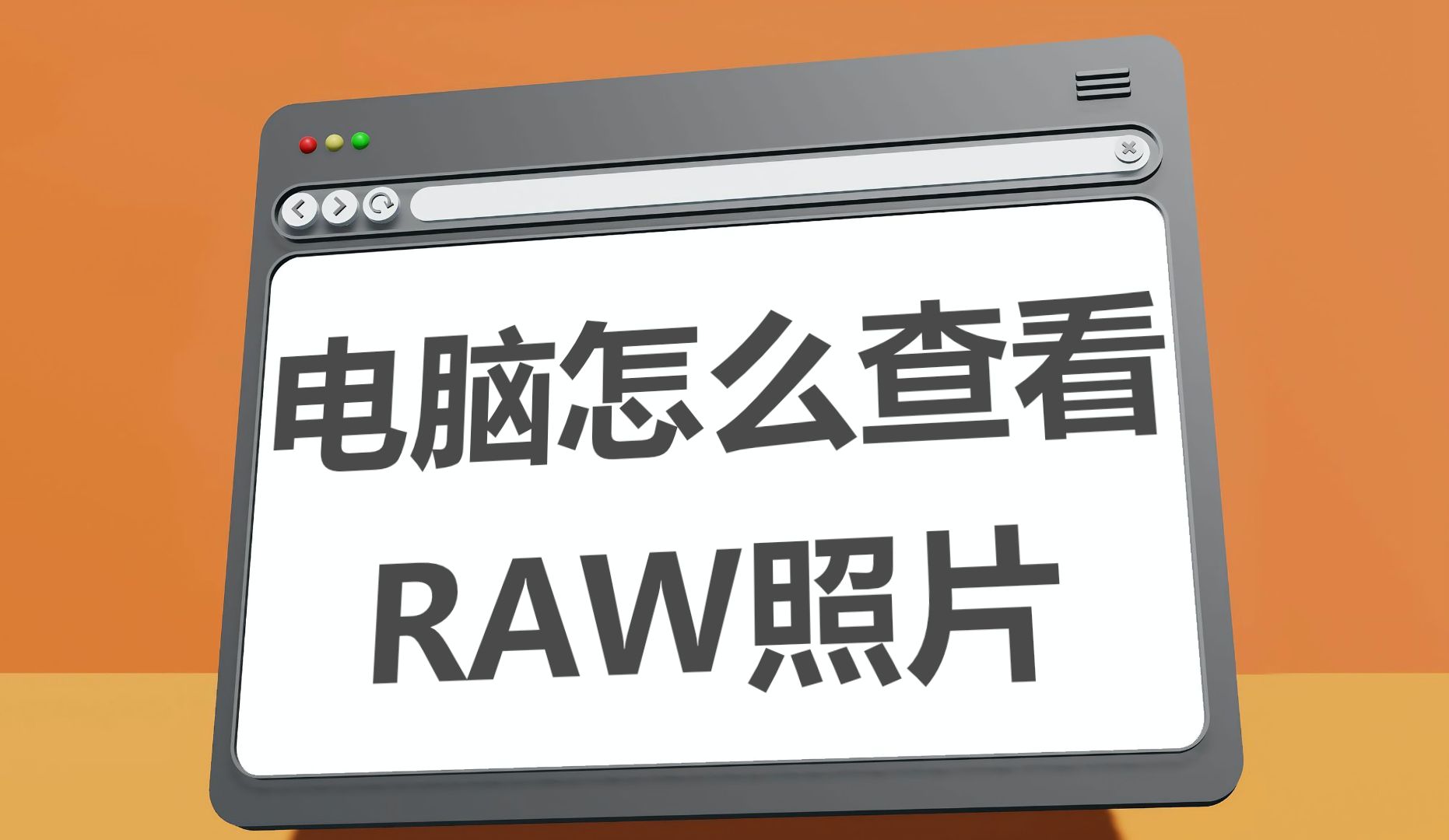 电脑怎么查看RAW照片