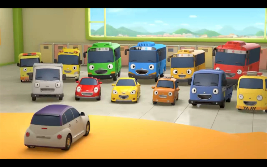 小汽车动画片 幼儿动画短片 玩具汽车动画