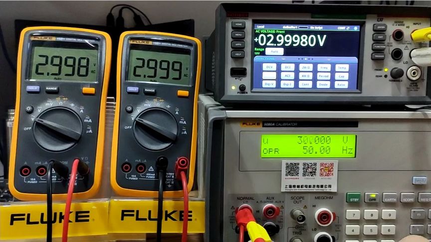 大学生参加电子竞赛,发货前我把FLUKE福禄克15B+万用表来检测!