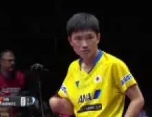 2019国际乒联男子世界杯决赛:樊振东VS张本智和,第五局
