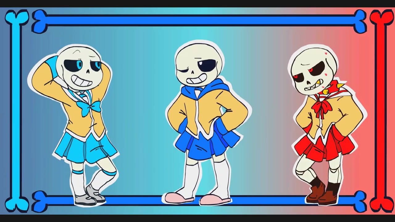 爱上一个表情包——水手服Sans(Hiccup)