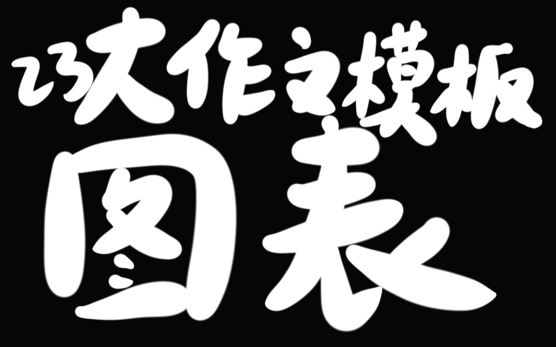考研大作文模板DIY|图表|你的话就像曼陀铃