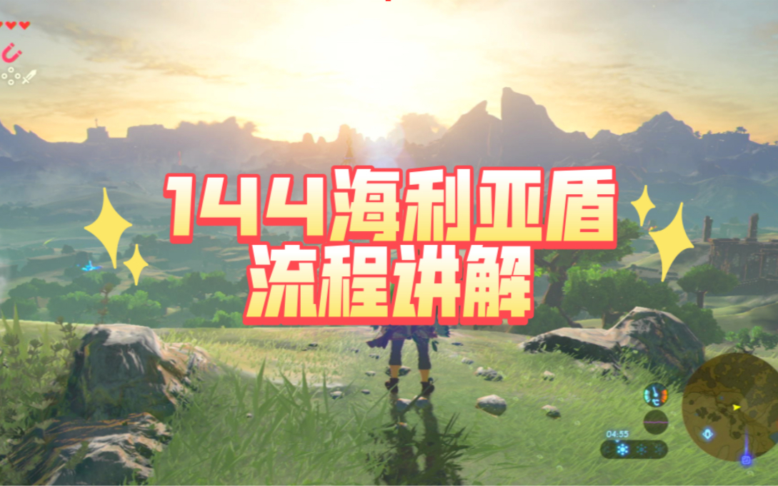 塞尔达传说旷野之息144点防御海利亚盾满属性盾牌的获取方法讲解_...