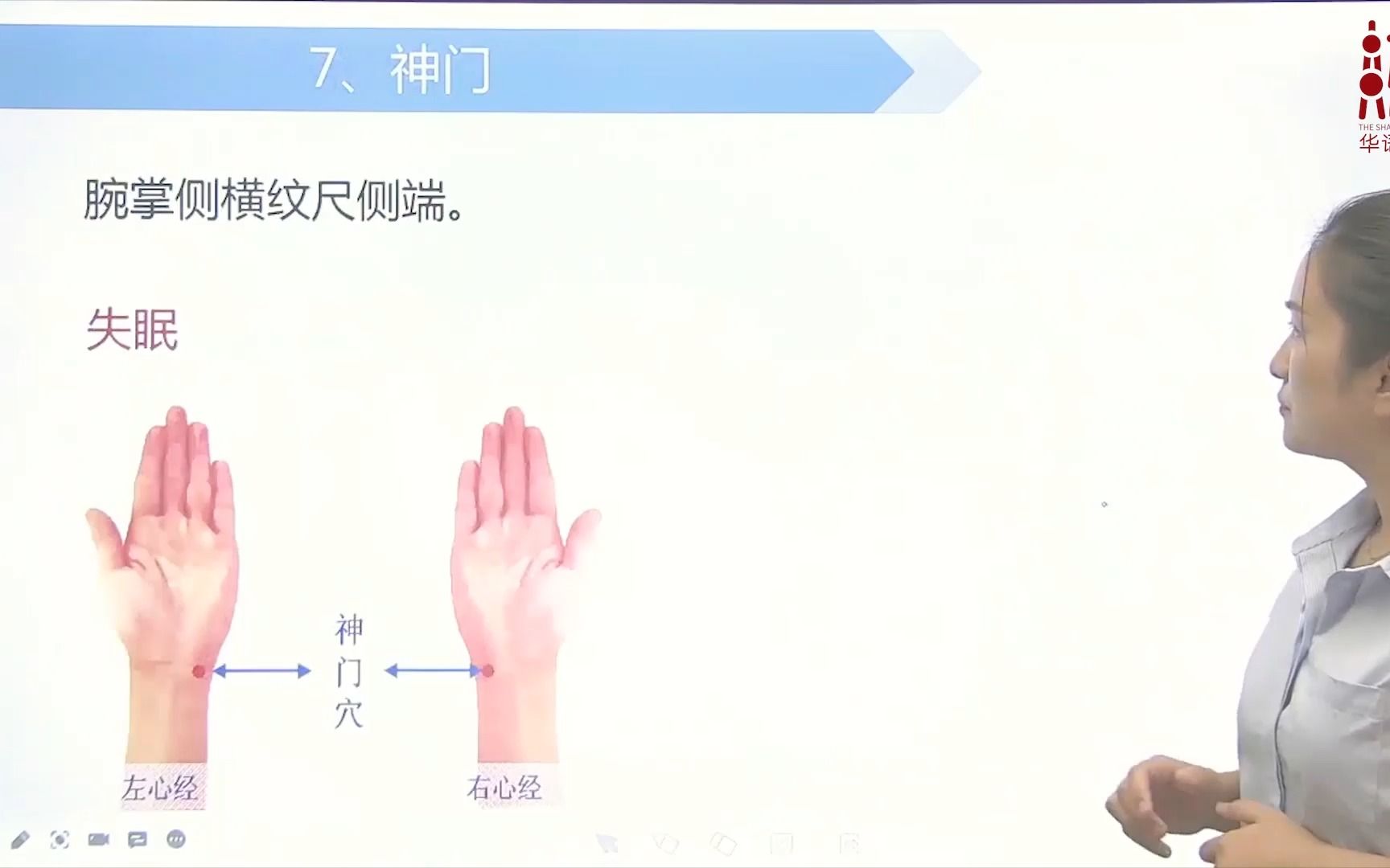 常用穴位的自我保健按摩(四)神门穴--失眠、足三里穴--胃病及保健、...