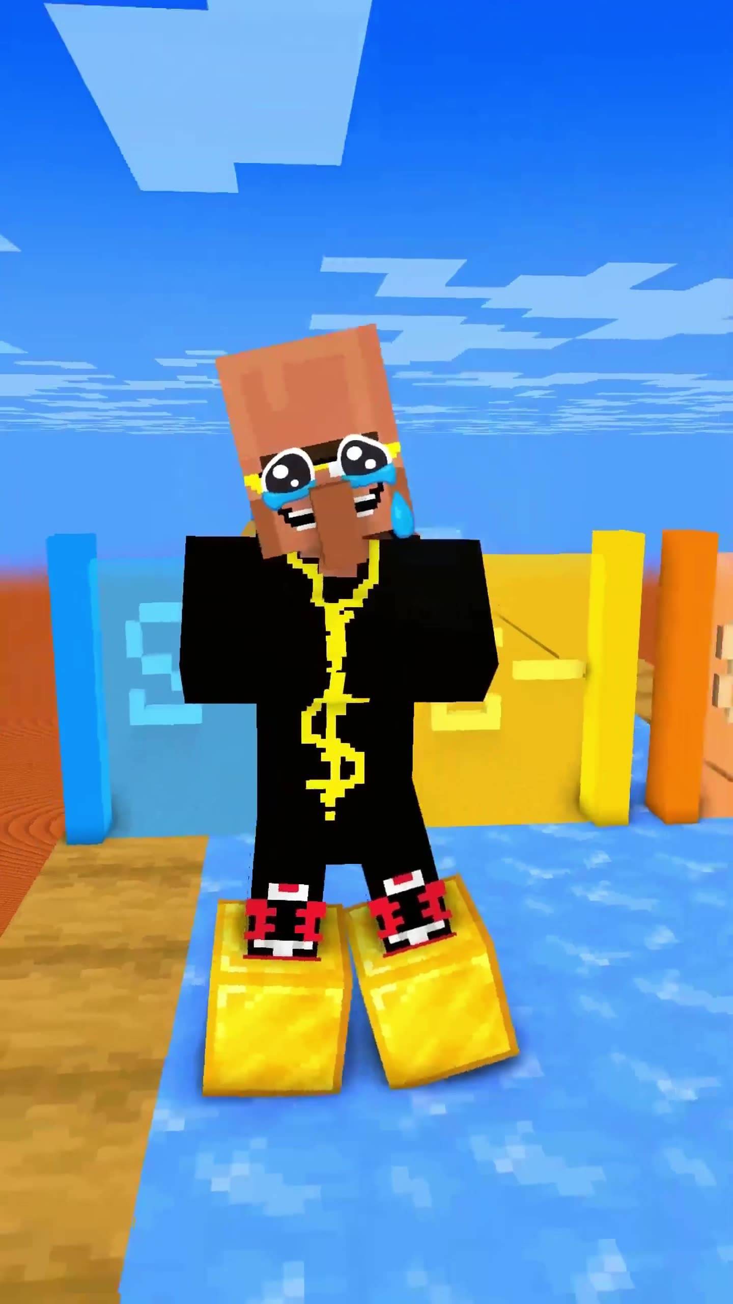 我的世界:快来帮村民成功通关!