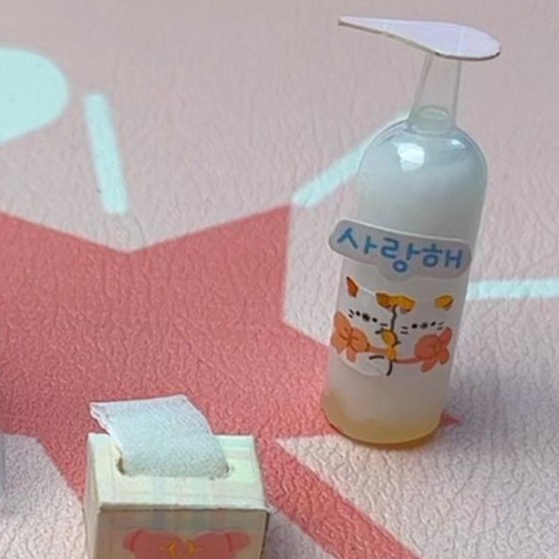 diy3种迷你生活用品,迷你抽纸肥皂和沐浴露