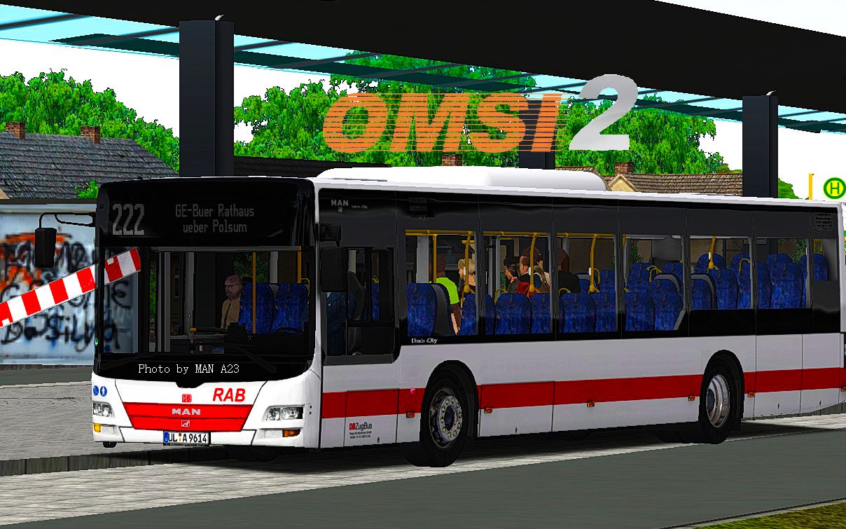 巴士模拟2 #374:开幕红灯王 驾驶MAN A20在鲁尔 222路 | OMSI 2 ...
