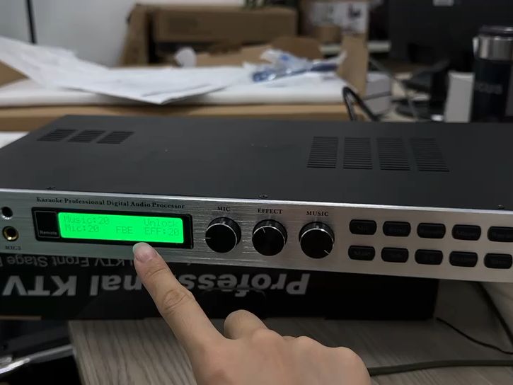 得普声 depusheng X5效果器更改开机音量设置