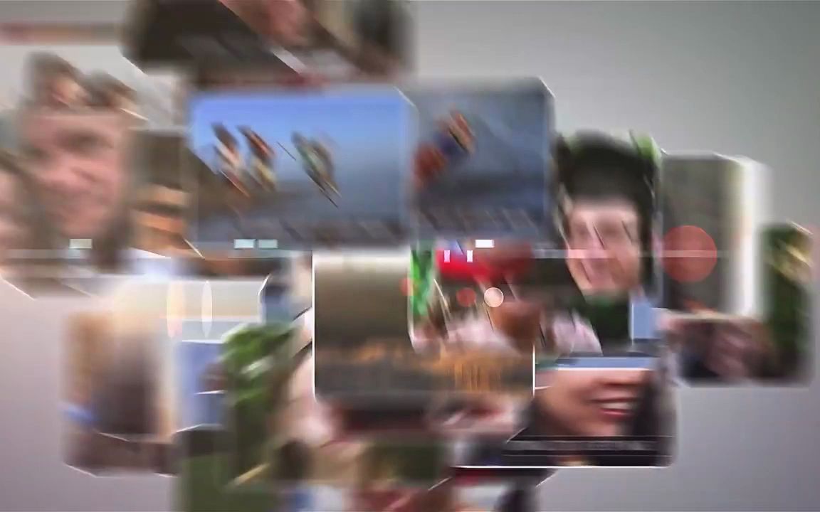 PR模板-简洁多张图片快速展示电子相册幻灯片动画