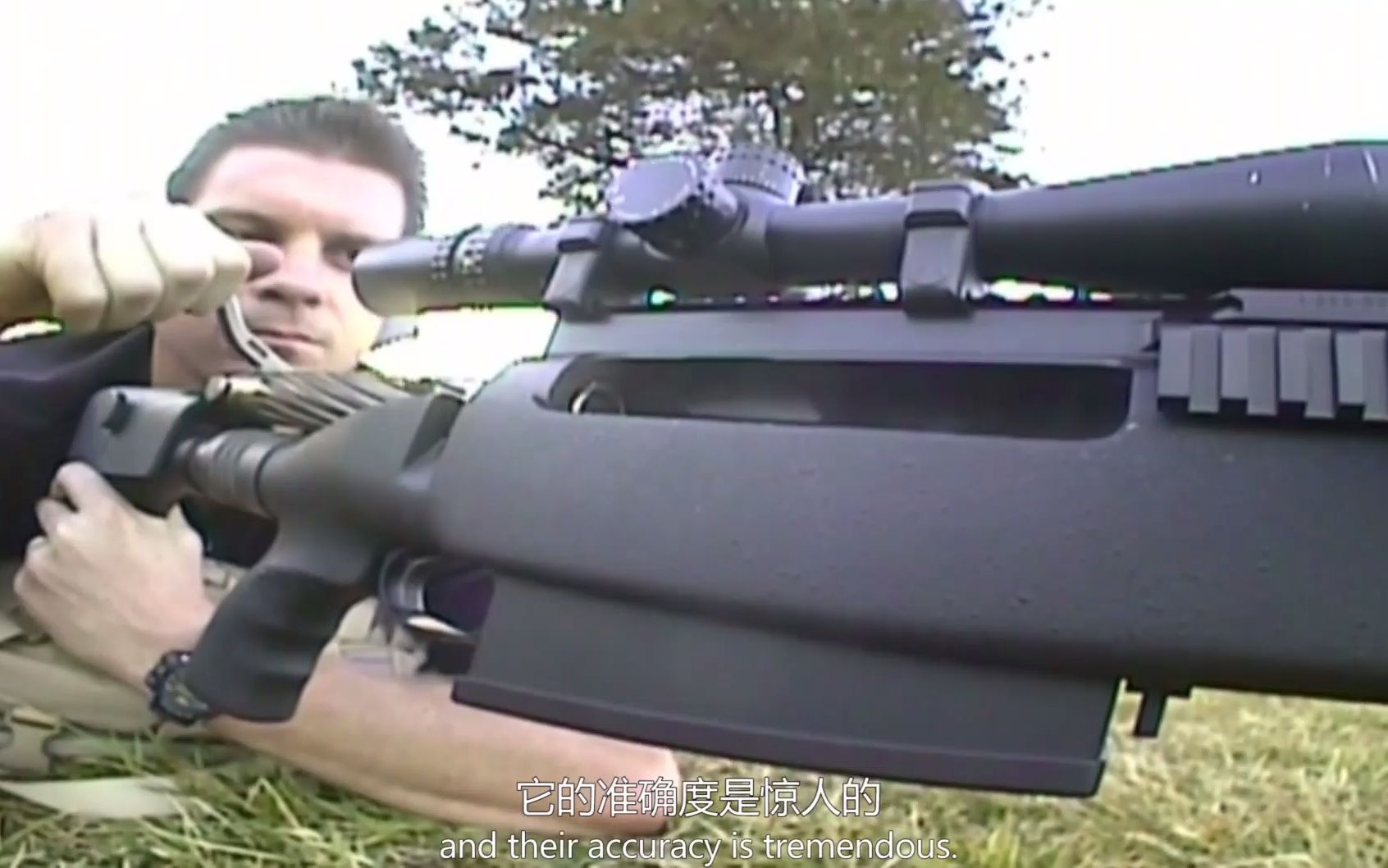 终极武器:M110半自动步枪,实战大杀器,威力很强大