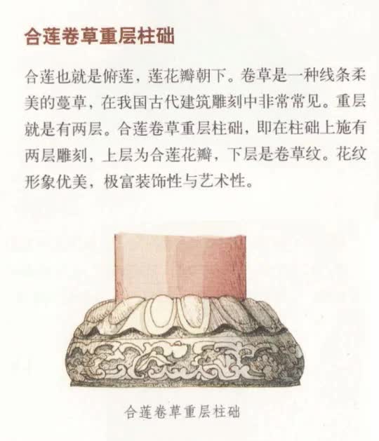 中国古建筑构件 柱础式样